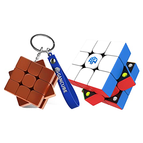 GAN 356 M, 3x3 Magnetic Speed Cube Stickerless with GAN 330 Easter Egg ...