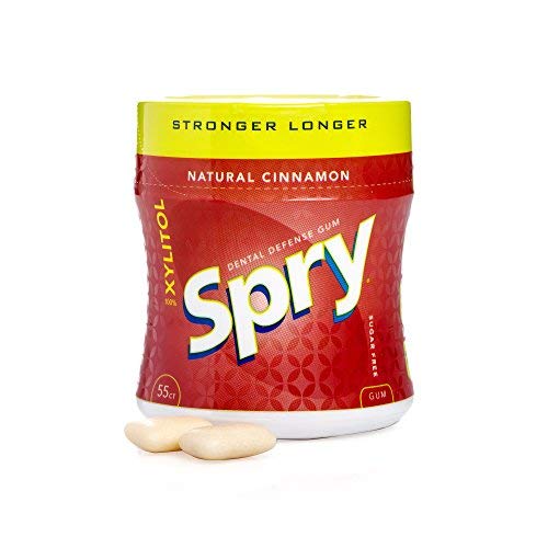 Xlear, Spry, Stronger Longer Dental Defense Gum, Natural Cinnamon ...