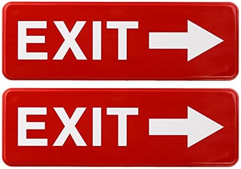 Amazon.com: Excello Global Products Easy to Mount 9 by 3 in Informative ...