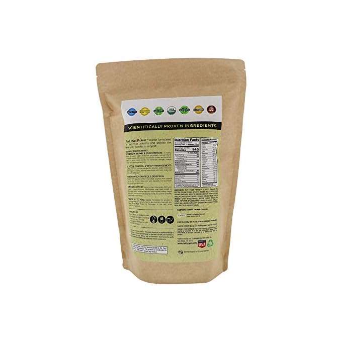 Nutragen - Pure Plant Protein, Organic Protein Powder (Vanilla, 1.97 ...