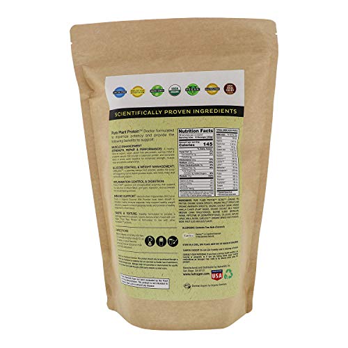 Nutragen - Pure Plant Protein, Organic Protein Powder (Vanilla, 1.97 ...