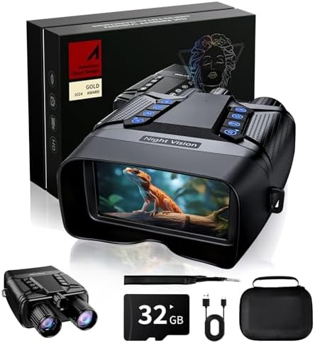 Amazon.com: Infrared Night Vision Goggles, 4K 8X Digital Zoom Night ...