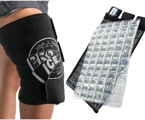 Amazon.com: Pro Ice Cold Therapy Ice Pack Wrap for Left & Right Knee ...