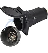 Amazon.com: MECMO 7-Pin RV Blade Trailer Wiring Harness Connector ...