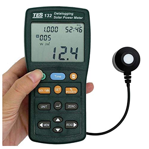 Amazon.com: TES 132 - Medidor de energía solar de alta precisión TES ...