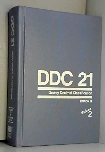 Dewey Decimal Classification & Relative Index: Schedules 000-599 ...