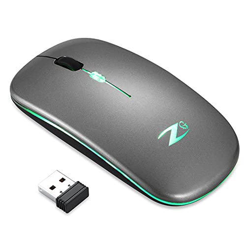 (Renewed) Zoook Blade Wireless Mouse -Rechargeable 7 Colour mice/ RGB ...