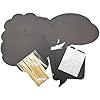 Amazon.com: Photo Booth Props Kit,Writable Black Paper Card Board ...