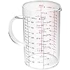 Amazon.com: 77L Glass Measuring Cup with Handle, [Double-Sided ...