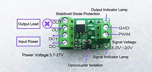 Snapklik.com : Optocoupler Isolation MOS FET 10A DC 2.7-27V High-Power ...
