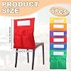 Sutowe 6Pcs Classroom Chair Pocket Organizer with Student Name Tag ...