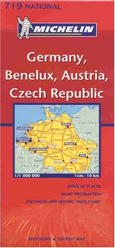 Michelin Map; Germany, Benelux, Austria, Czech Republic (Michelin ...