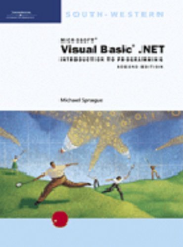 Activities Workbook for Microsoft Visual Basic.NET Introduction To Programming by Michael ...