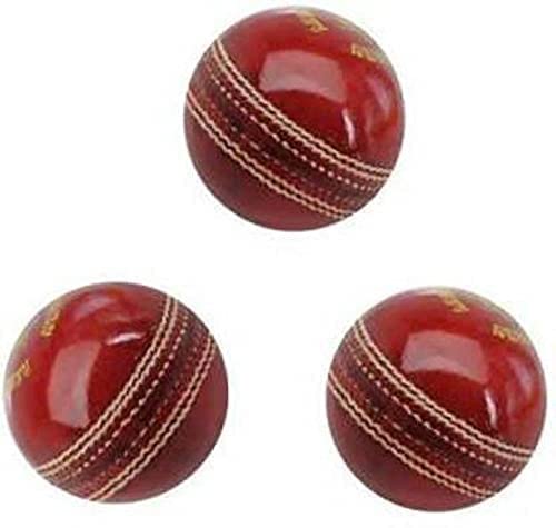 Goodz Multicolor Leather Cricket Ball Two Part for Tournament and Club ...