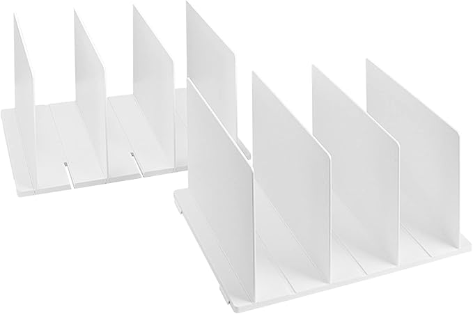 Hivexagon Plastic Shelf Dividers, Closet Separators, Shelf Separator ...