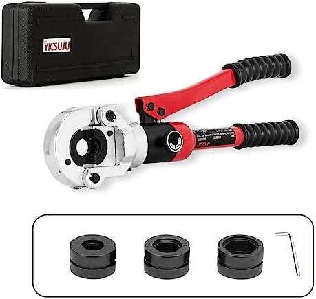 Red copper press tool,Copper Tube Crimping Tool with Crimping Dies Jaw ...