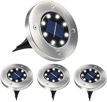 Amazon.co.jp: LED Solar Light Embedded Automatic Night Lights Solar ...