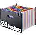 Amazon.com : TriMagic Accordian File Folder Organizer, Alphabetical ...