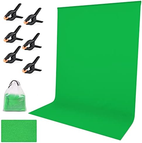 Asueilc Green Screen,1.8x2.8m Photography Backdrop,Thicken Green Photo ...