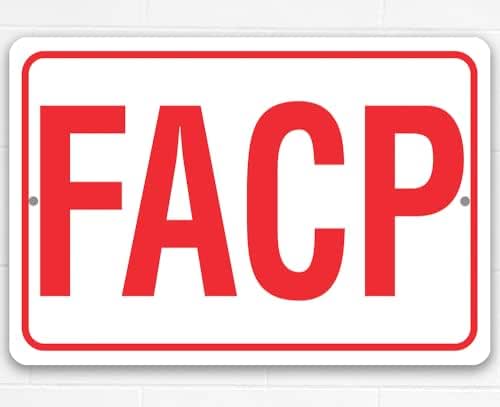 Amazon.com: Metal Sign - FIRE Alarm Control Panel - FACP Sign - Use ...