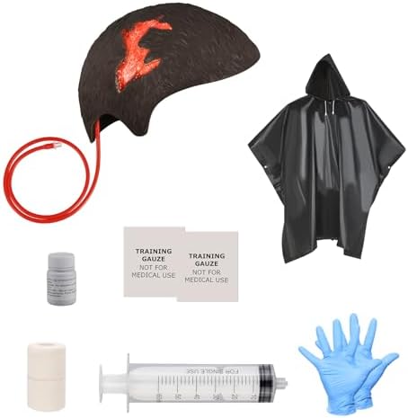 Amazon.com: MedEduQuest Wearable Head Wound Care Kit,Stop The Bleed ...