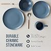 Amazon.com | American Atelier Reactive 4-Piece Stoneware Place Setting ...