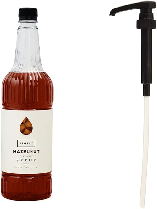 Simply Hazelnut Syrup, Vegan & Nut Free Flavoured Syrup for Coffee ...