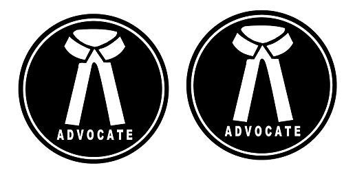 RH-S Graphix Advocate Logo Black & White car Decal Sticker Windows ...
