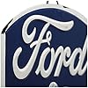 Amazon.com: Ford Motors Embossed Metal Sign - Vintage Blue Ford Sign ...