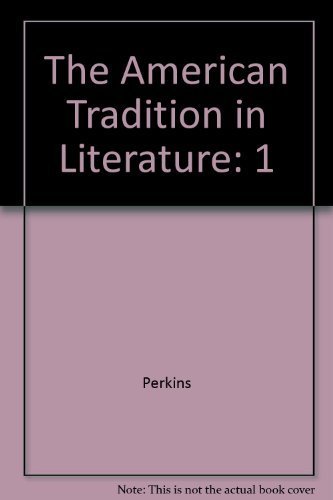 Amazon.com: The American Tradition in Literature (Volume I) with ARIEL ...
