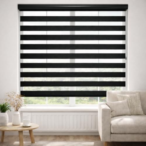 Amazon.com: Pinecrest Home Goods Custom-Cut Size Zebra Blinds for ...