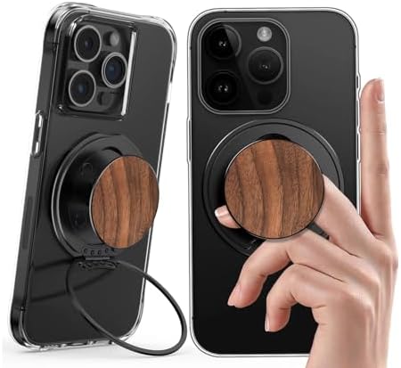 Amazon.com: Magnet Phone Ring Grip Metal Magnetic Ring Stand New Mobile ...