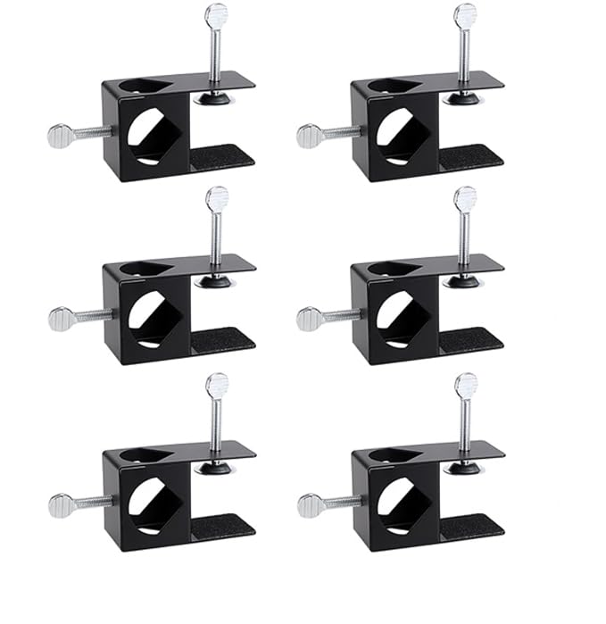 Universal Pole Holder Deck Mount Clamp - Compatible with Tiki Torch and ...