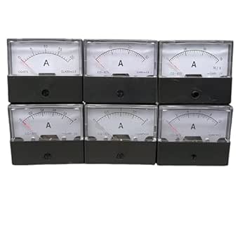 1Pcs DH670 Analog Amp Panel Meter Current Ammeter Mechanical Pointer 1 ...