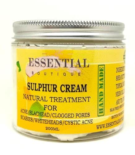 Sulfur Ointment sulphur cream acne blackhead spot zit treatment 200ml ...