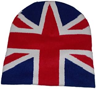 Great Britain Uk English Union Jack Flag Beanie Winter Hat Unisex at ...