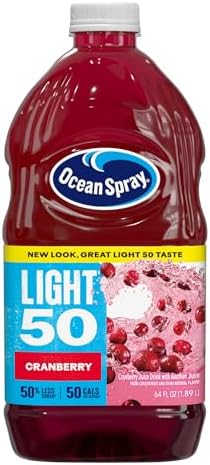 Amazon.com: Ocean Spray Cran50 - Bebida de jugo de arándano, botella de ...