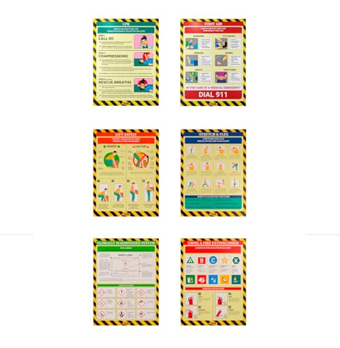 Top 10 Best Safety Posters For Workplace : Reviews & Buying Guide - Katynel