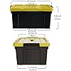 Amazon.com - Cetomo 40Qt*4 Durabilt Flip Lid Stackable Heavy Duty Tough ...