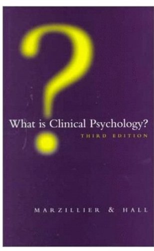 What Is Clinical Psychology?: 9780192629289: Medicine & Health Science ...