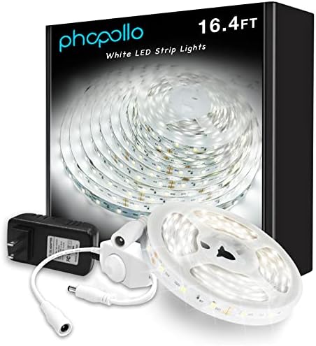 Amazon.com: Govee White LED Strip Lights, Upgraded 16.4ft Dimmable LED ...