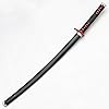 Demon Slayer Fire God Kamado Tanjiro Katana/Sword 104cm Life Size - Bamboo Wood Tanjiro Kamadoo ...