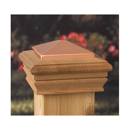 6X6 Newport Copper High Top Post Cap - Decking Caps - Amazon.com