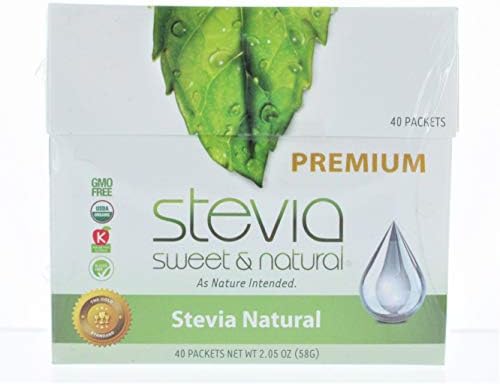 Amazon.com : Stevia International Simply Stevia Packets Natural, 1g 40 ...