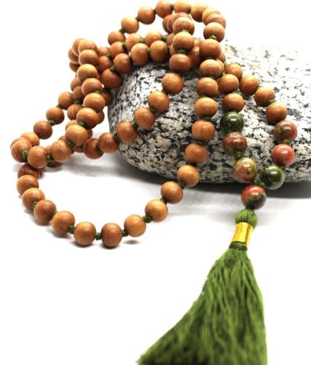 VDesign Chandan Mala 108 Beads Original Chandan Mala for Neck Wearing ...