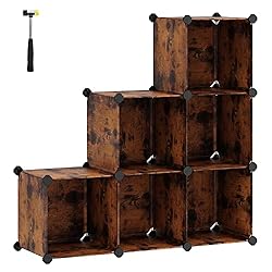 Amazon.com: SONGMICS Cube Storage Organizer, 6 Cube Closet Organizers ...