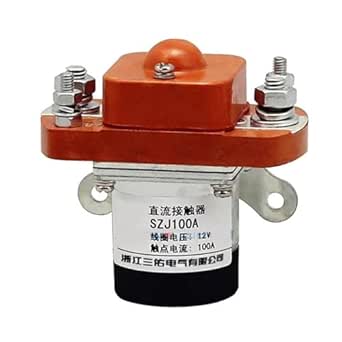 Amazon.co.jp: 高圧DCコンタクター DC コンタクタ 100A SZJ-100A MZJ-100A パワーリレー 12V 24V 36V 48V 60V 72V 自動車バッテリー ...