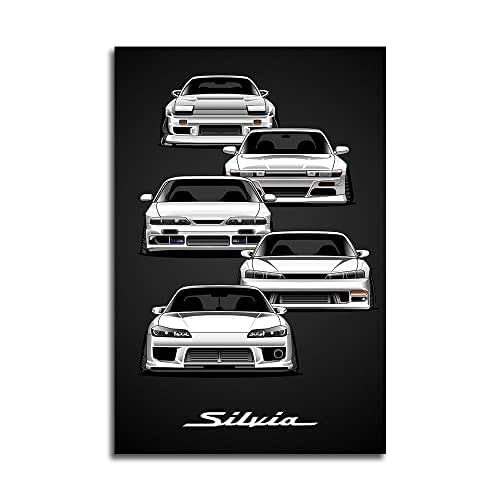Amazon.com: 240sx Zenki Kouki Slivia S12 S13 S14 S15 Evolution Car ...