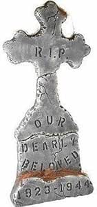 Amazon.com: ARC-POWER for Fake Cemetery Halloween Cross Tombstone Prop ...