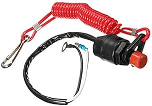Amazon.com : Soaying Boat Motor Emergency Kill Stop Switch for/Outboard ...